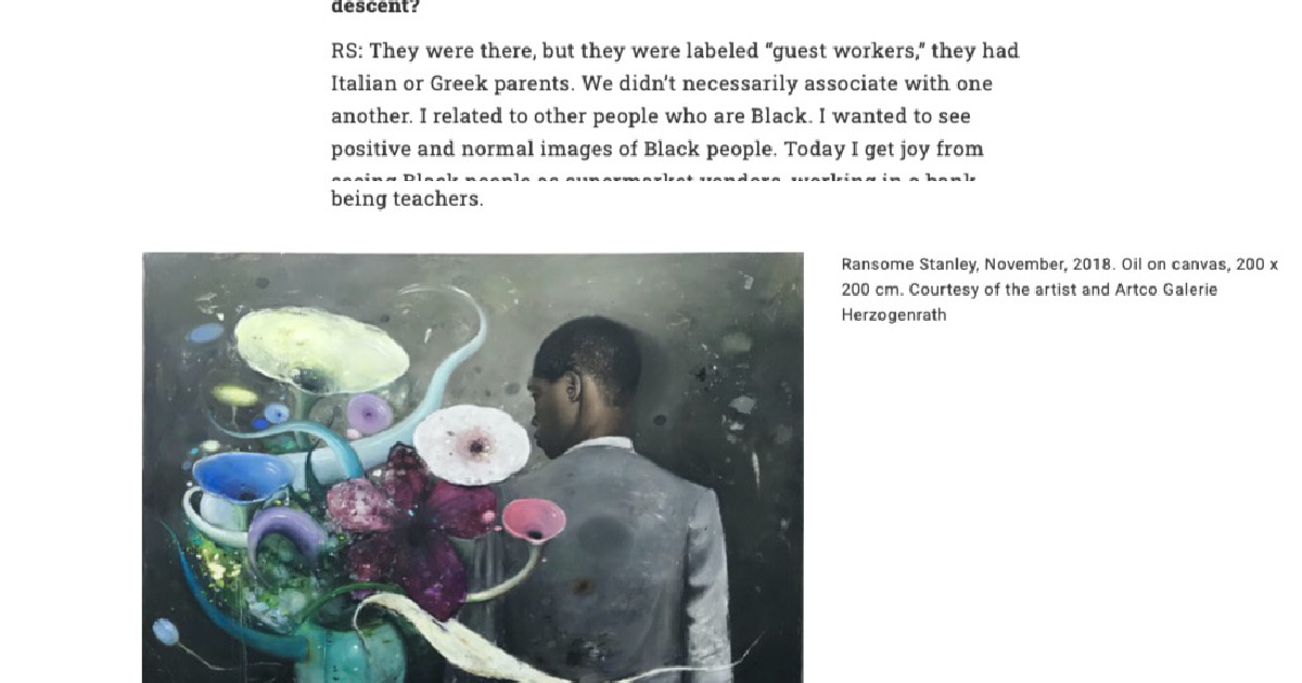 Ransome Stanley - Press | ARTCO Gallery